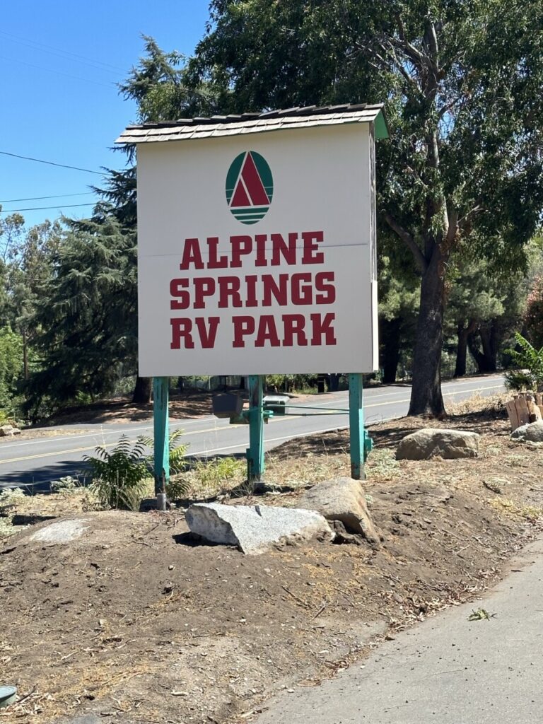 Alpine Springs RV Park Review - DIY Dad SoCal